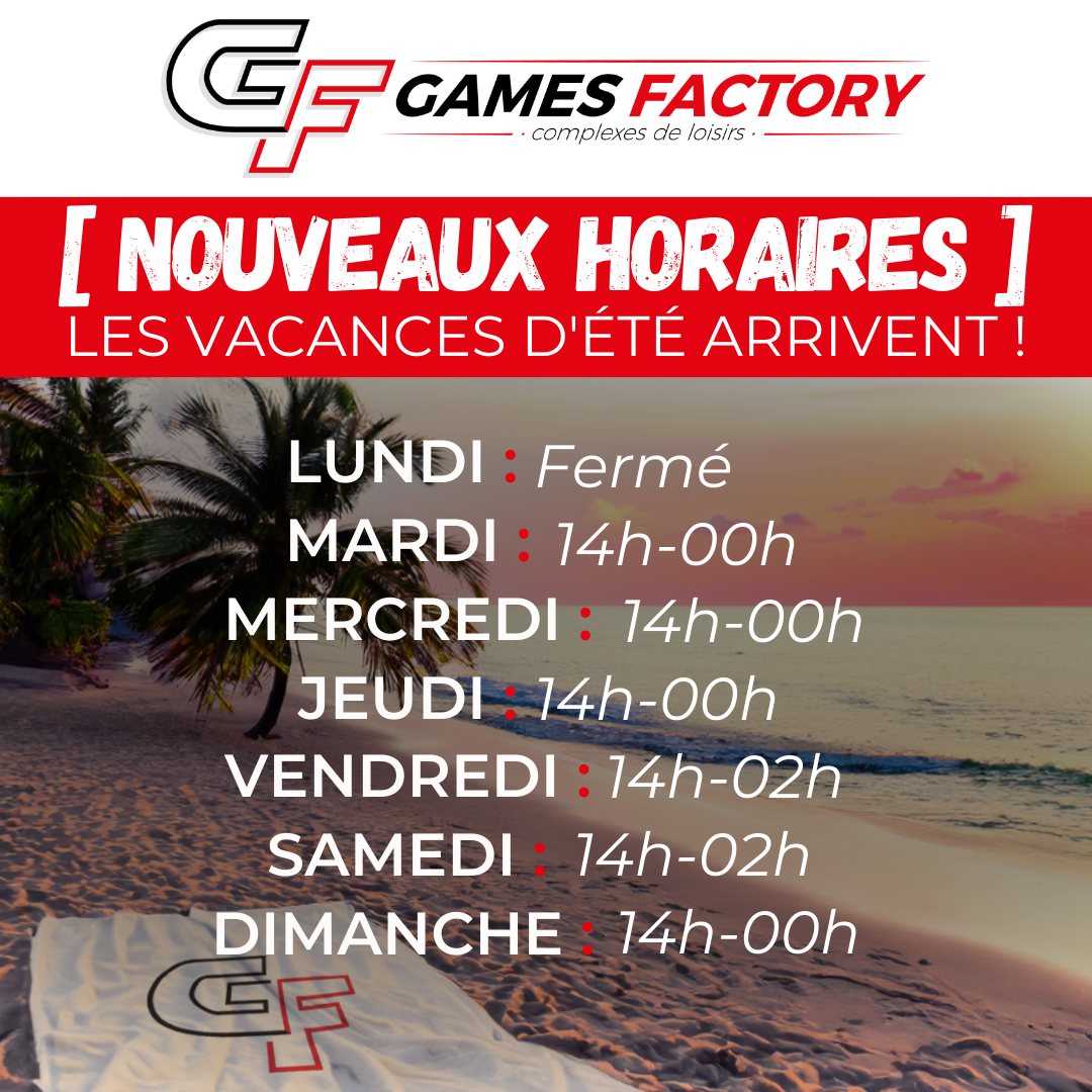 Réservations en ligne - Games Factory Troyes